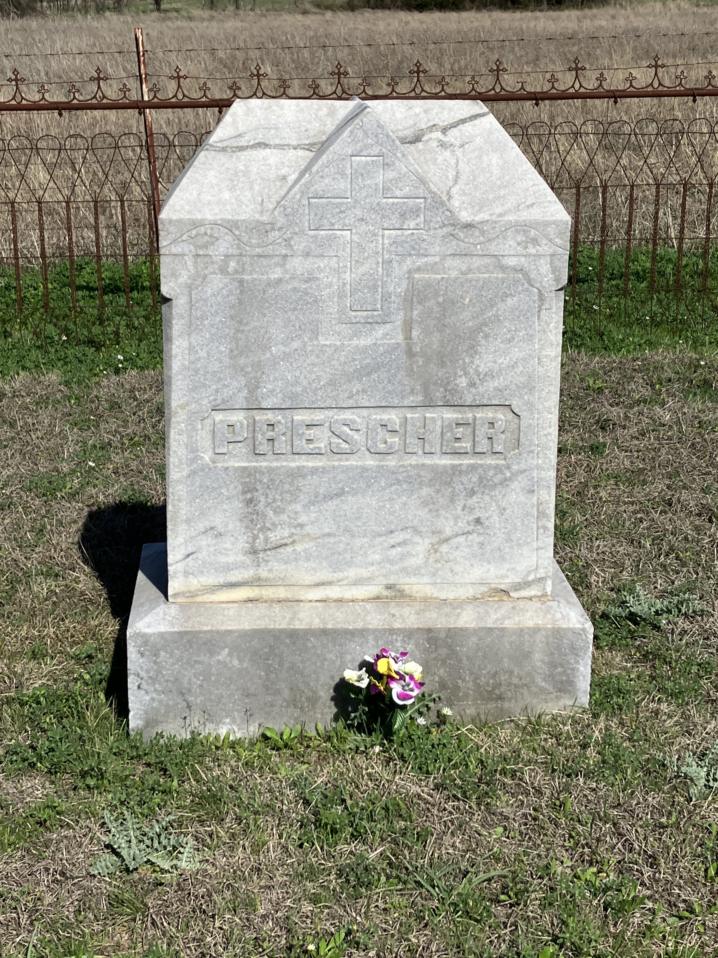 Prescher Family Monument | Bosque County Genealogical & Historical Society